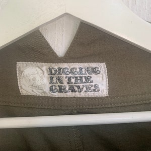 Trousers Digging the Graves Green Pants Size M - Etsy
