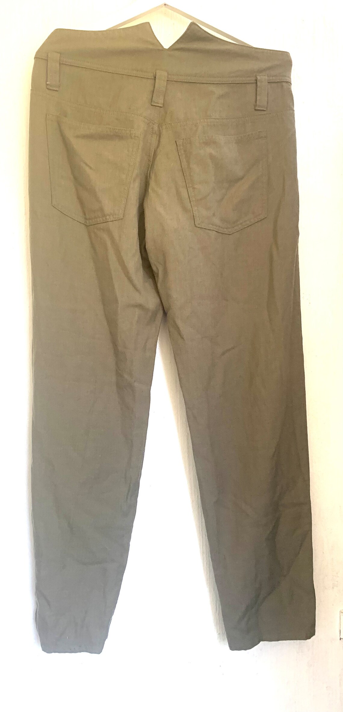 Trousers Digging the Graves Green Pants Size M - Etsy