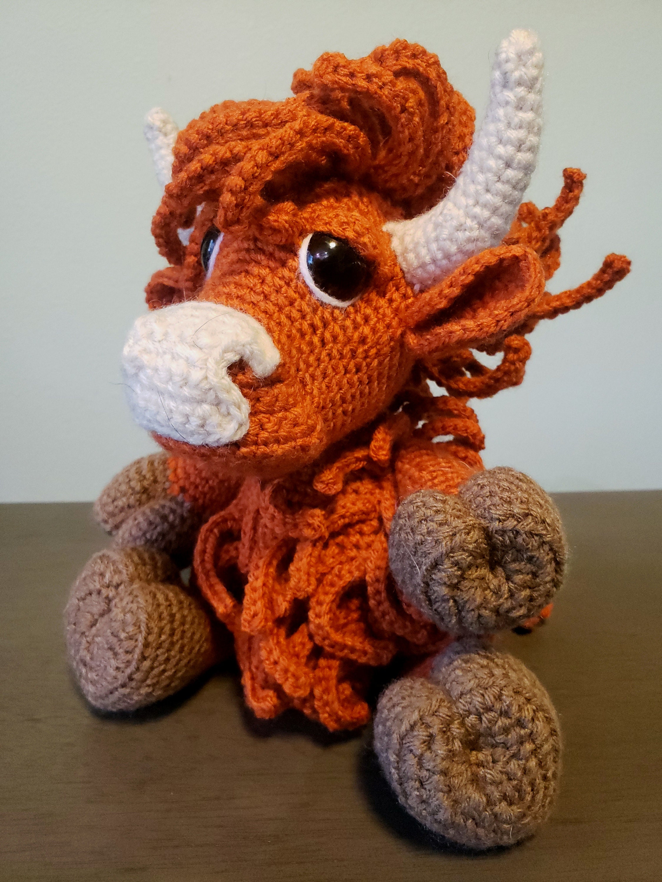 Ferdinand the Highland Cow Amigurumi Crochet PDF PATTERN ONLY - Etsy