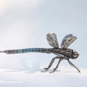 Dragonfly Sculpture Made From Scrap Metal, Emperor Dragonfly,made to ...