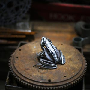 Recycled Scrap Metal Frog Sculpture: Bespoke Animal Art - Etsy