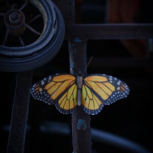 Monarch Butterfly Sculpture, Metal Sculpture, Metal Butterfly, Original ...