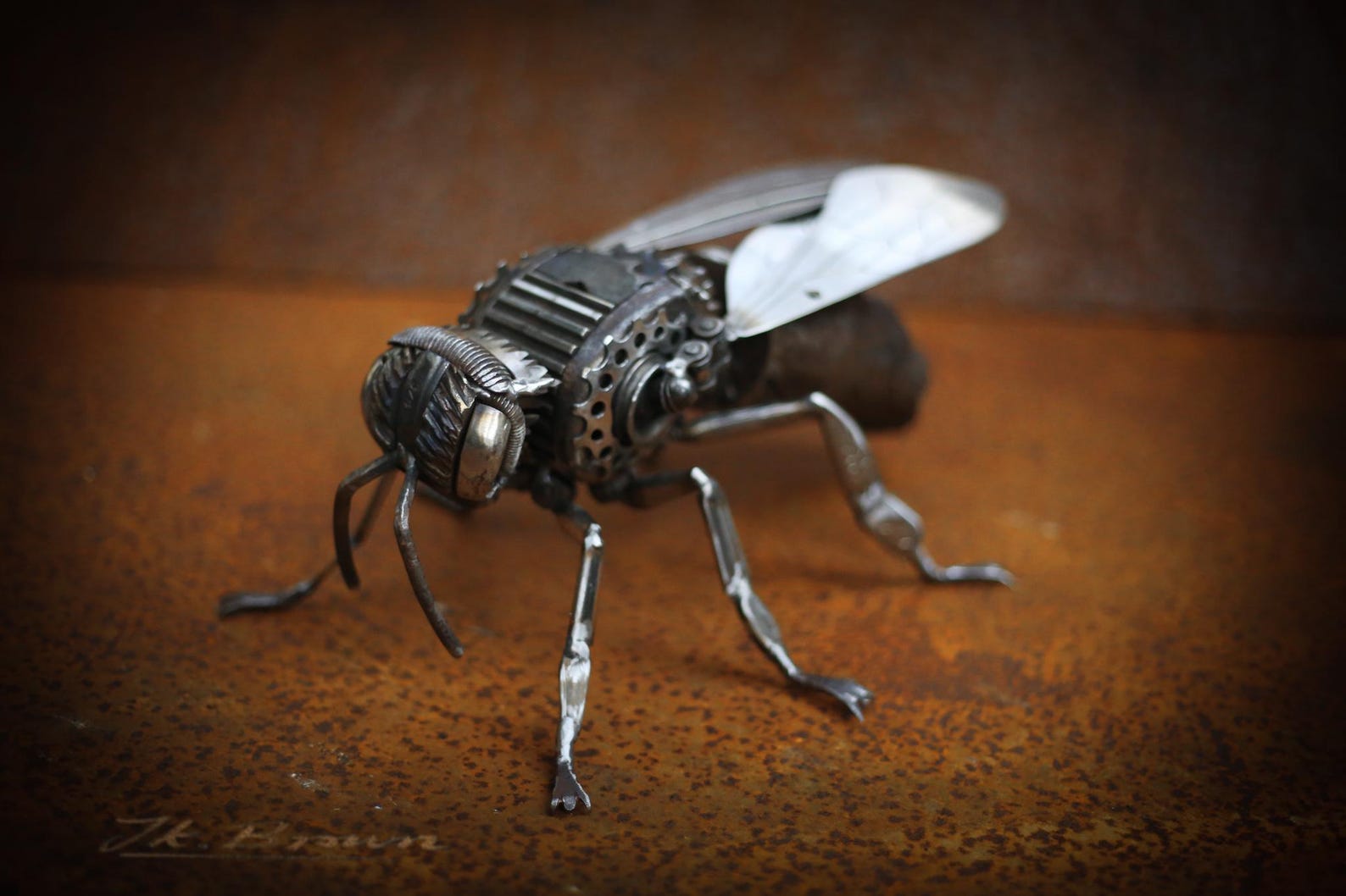 Honey Bee, Scrap Metal Sculpture - Etsy