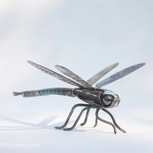 Dragonfly Sculpture Made From Scrap Metal, Emperor Dragonfly,made to ...
