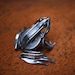 Frog Sculpture , Recycled Metal Art, A Bespoke Piece of Animal Art ...