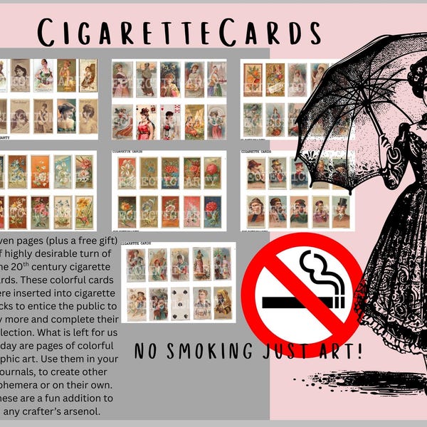 Cigarette Cards - Etsy UK