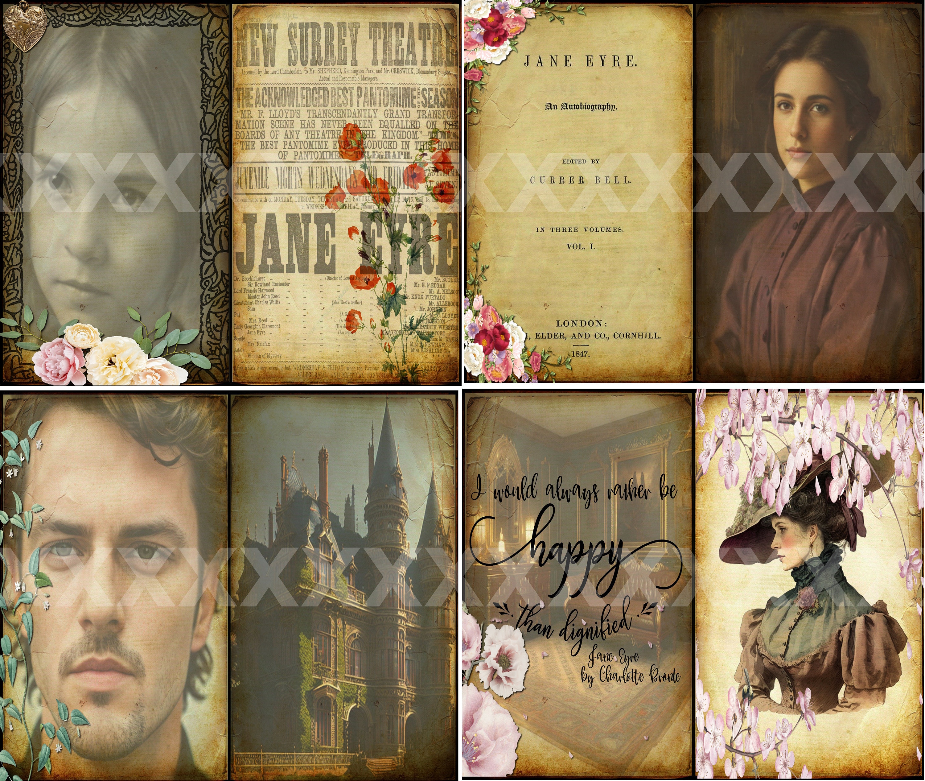Jane Eyre Digital Journal Kit - Etsy