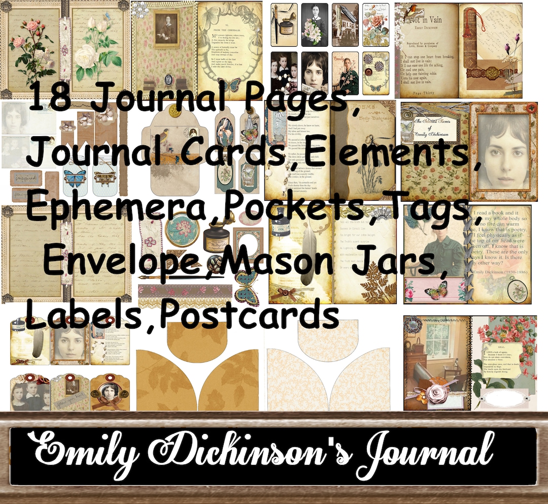 Emily Dickinson's Journal - Etsy