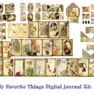 My Favorite Things Digital Journal Kit - Etsy