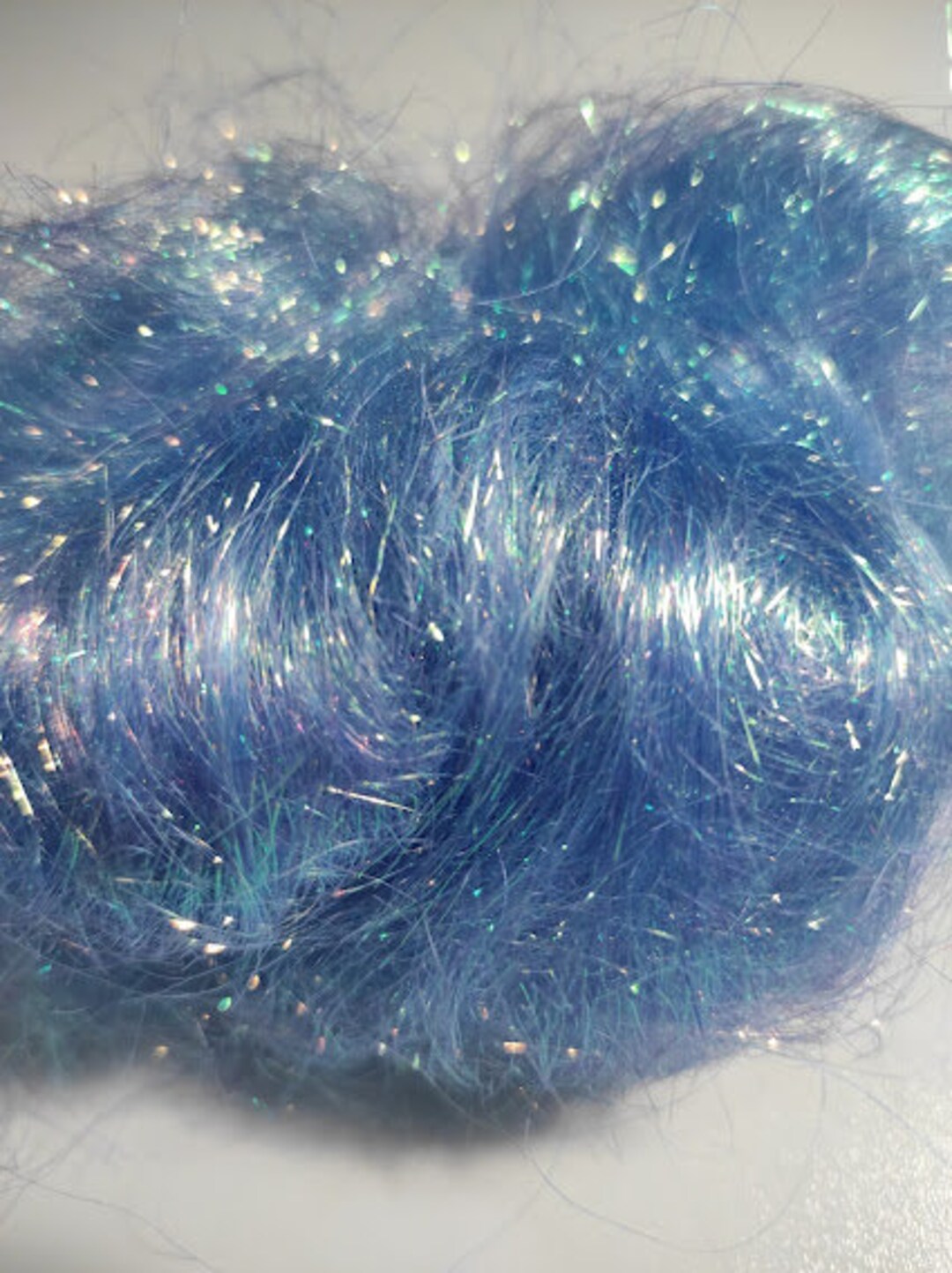 Light Blue, 5 Gr- 0,17 Oz, Angelina Fiber, for Spinning and Felting - Etsy