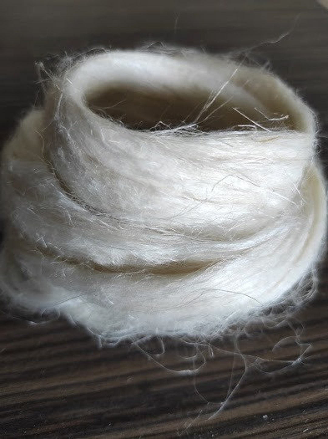 20 Gr- 0,70 Oz, Flax Roving Fiber, Tops (combed Sliver), White Color - Etsy