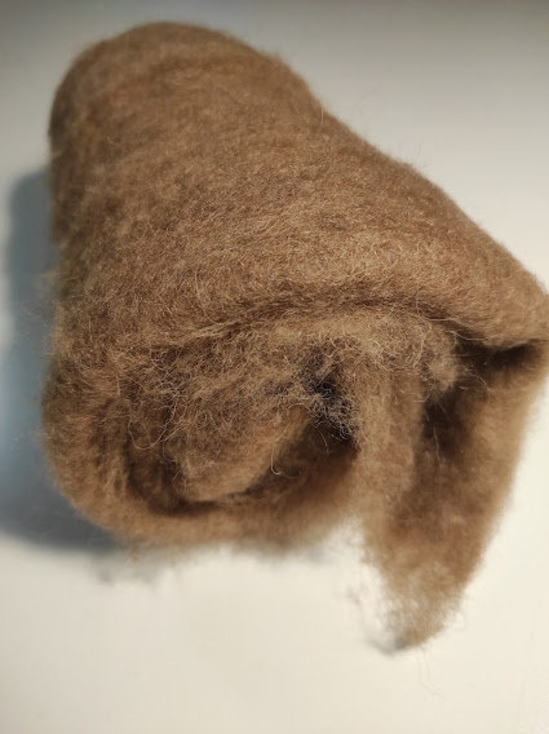 Camel Wool, 50gr (1.77 Oz) , Natural Light Brown Color, Wool for ...