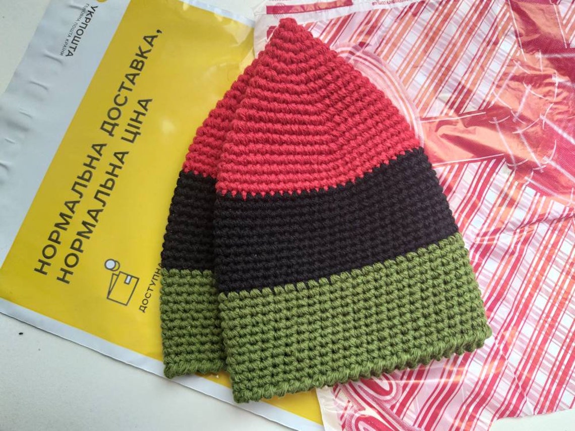 Rasta Punk Crochet Hat - Bob Marley Hat - Skullcap Cotton Kufi - Mens ...