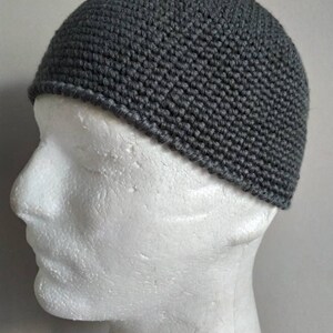 DOCKER STYLE Beanie Cap - Watch Cap - Leon Hat - Grey Skull Cap Wool ...