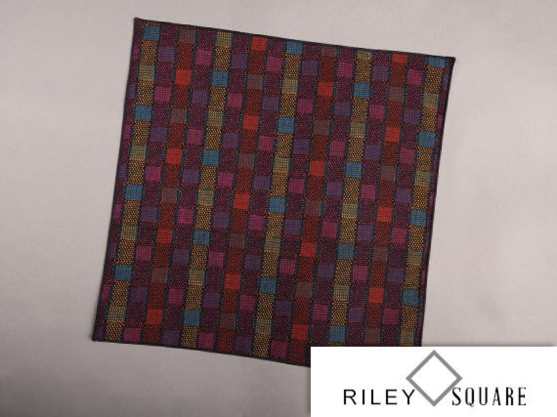 Bright Multi-colored Pocket Square/fashion Handkerchief - Etsy