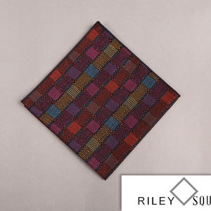 Bright Multi-colored Pocket Square/fashion Handkerchief - Etsy