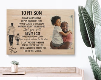 Father and Son Picture Frame - Etsy