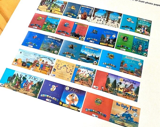 1:12 Scale Miniature Books Set of 5 Dollhouse Fairy-tale Books Gift for ...