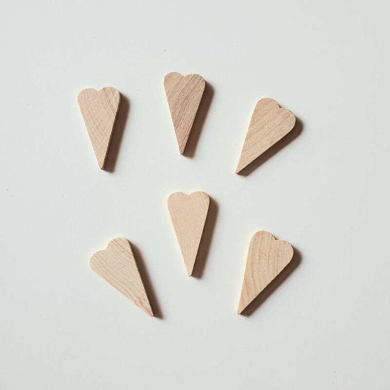 Wooden Hearts - Etsy