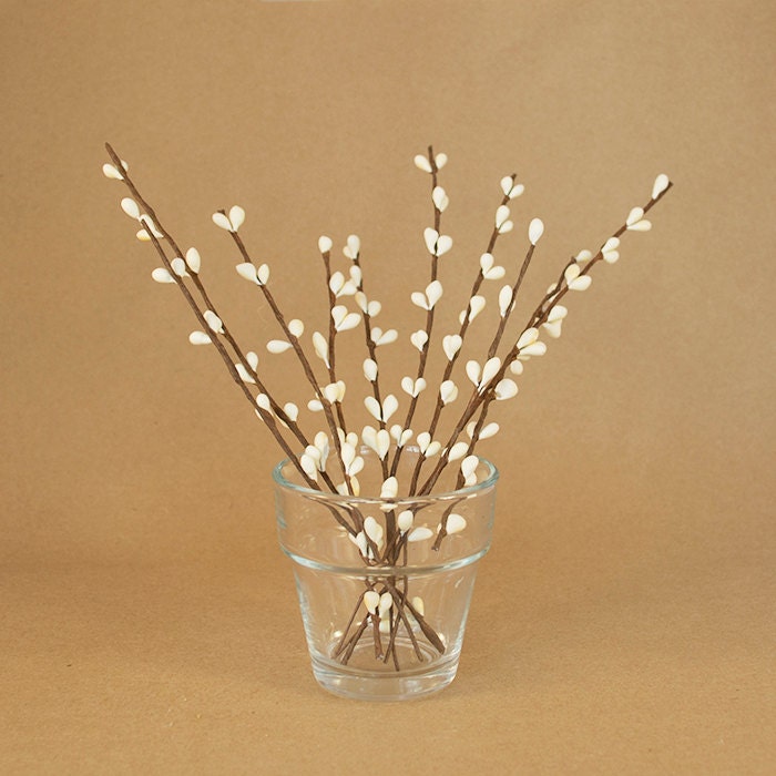 Ivory Pip Berry Twigs - White Floral Berries - Etsy