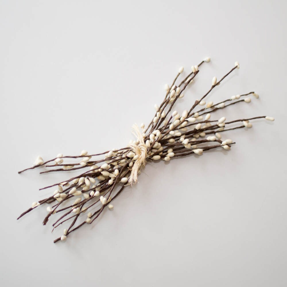 Ivory Pip Berry Twigs - White Floral Berries - Etsy