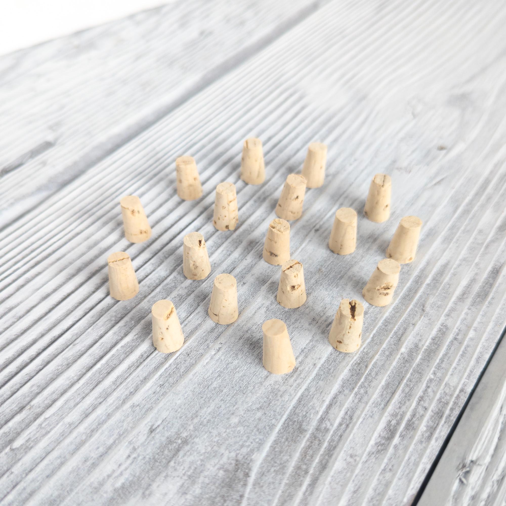 Small Natural Cork Stoppers: Mini Corks for Bottles, Crafts, and DIY ...