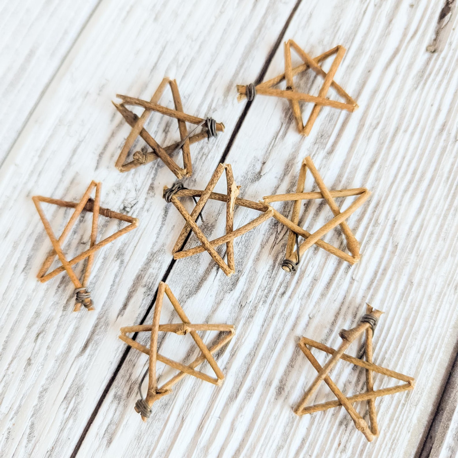 Miniature Rustic Twig Grapevine Stars - Etsy