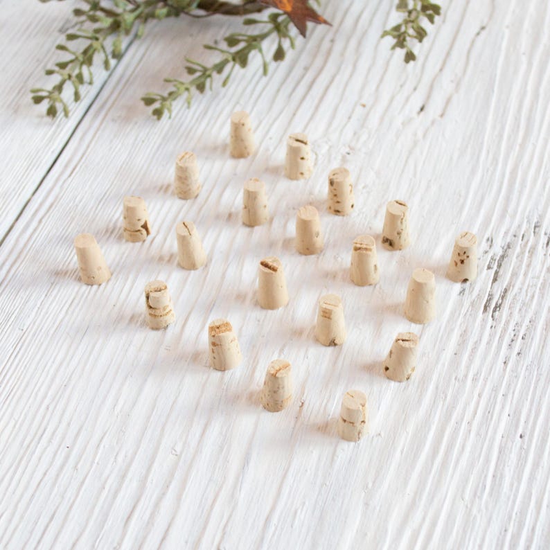 Small Natural Cork Stoppers: Mini Corks for Bottles, Crafts, and DIY ...