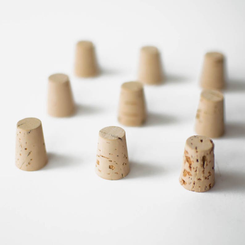 10 Large Corks, Size #4 - Natural Cork Stoppers - Etsy
