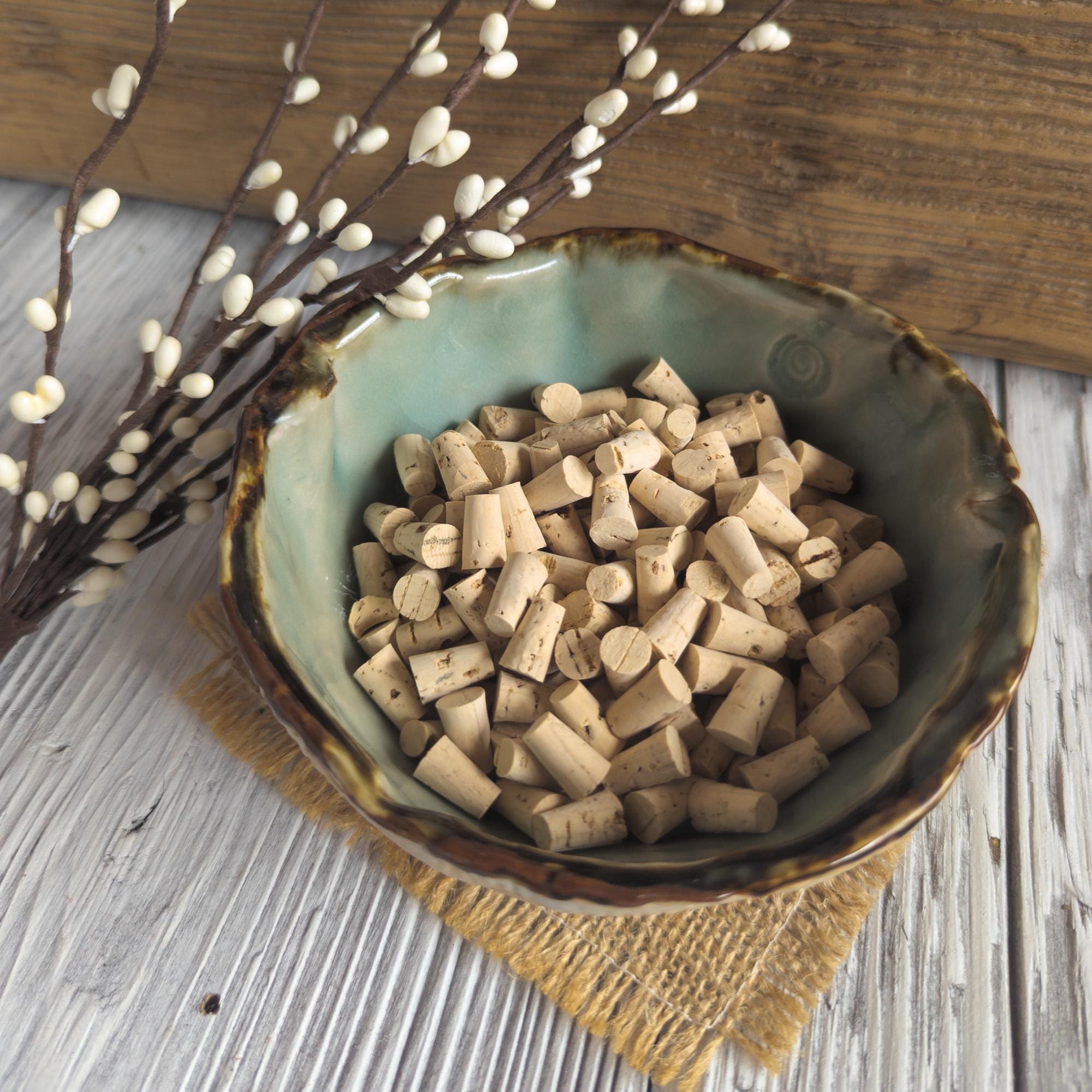 Small Natural Cork Stoppers: Mini Corks for Bottles, Crafts, and DIY ...