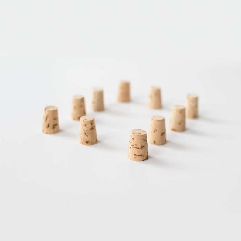 Small Cork Stoppers: Mini Corks for Bottles, Crafts, and DIY Projects ...