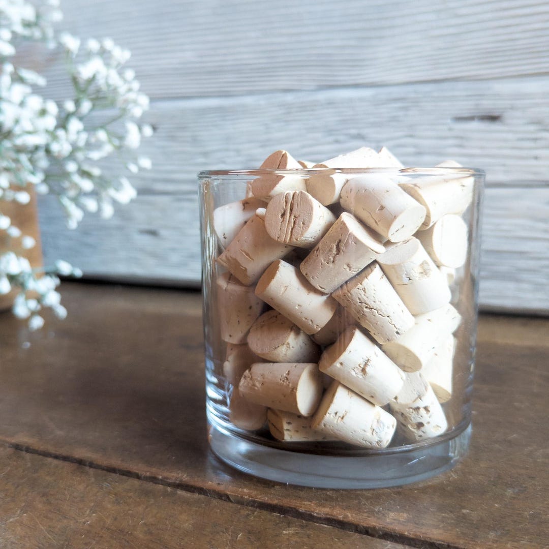Mini Cork Stoppers | Natural Eco-friendly Seals for Small Bottles | Set ...