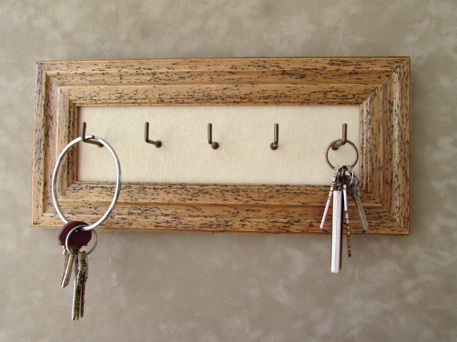 Distressed Key holderWall Mounted Keyhooks Rustic Key | Etsy