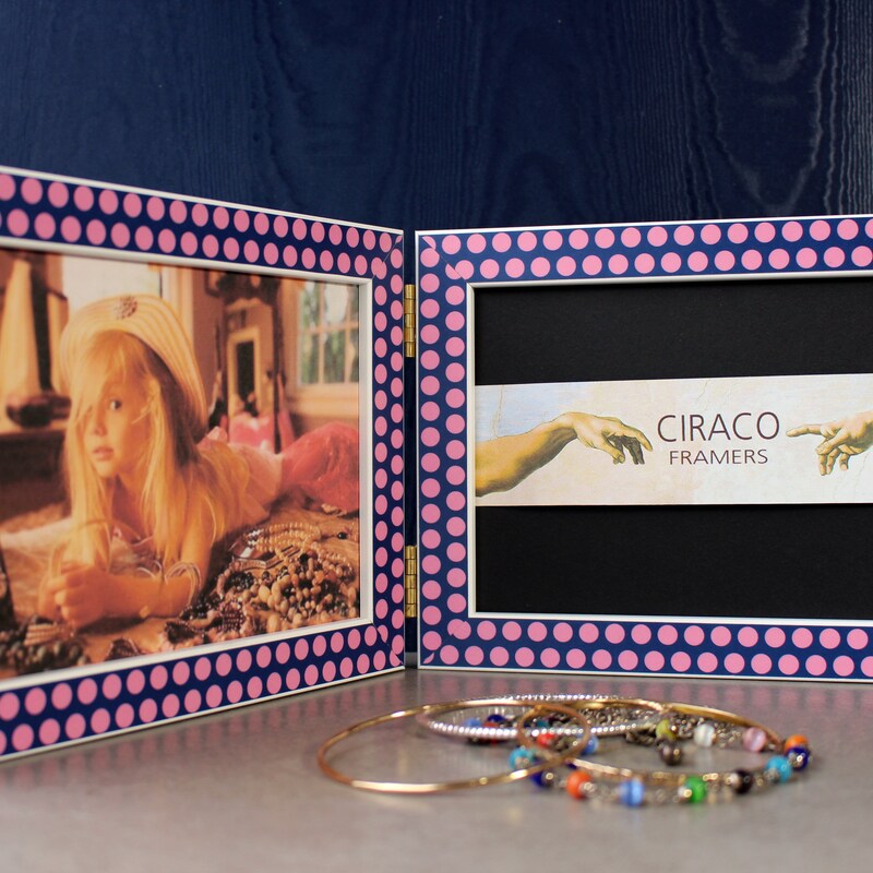 Polka Dot Frame - Etsy