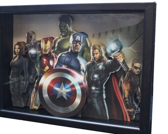 Iron Man Shadow Box - Etsy