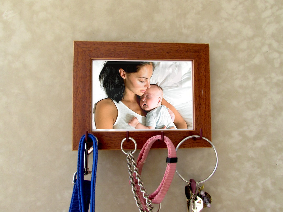 5x7 Photo Frame,key Holder, 6x8 Frame,family Photo, Keyhook, Mother's ...