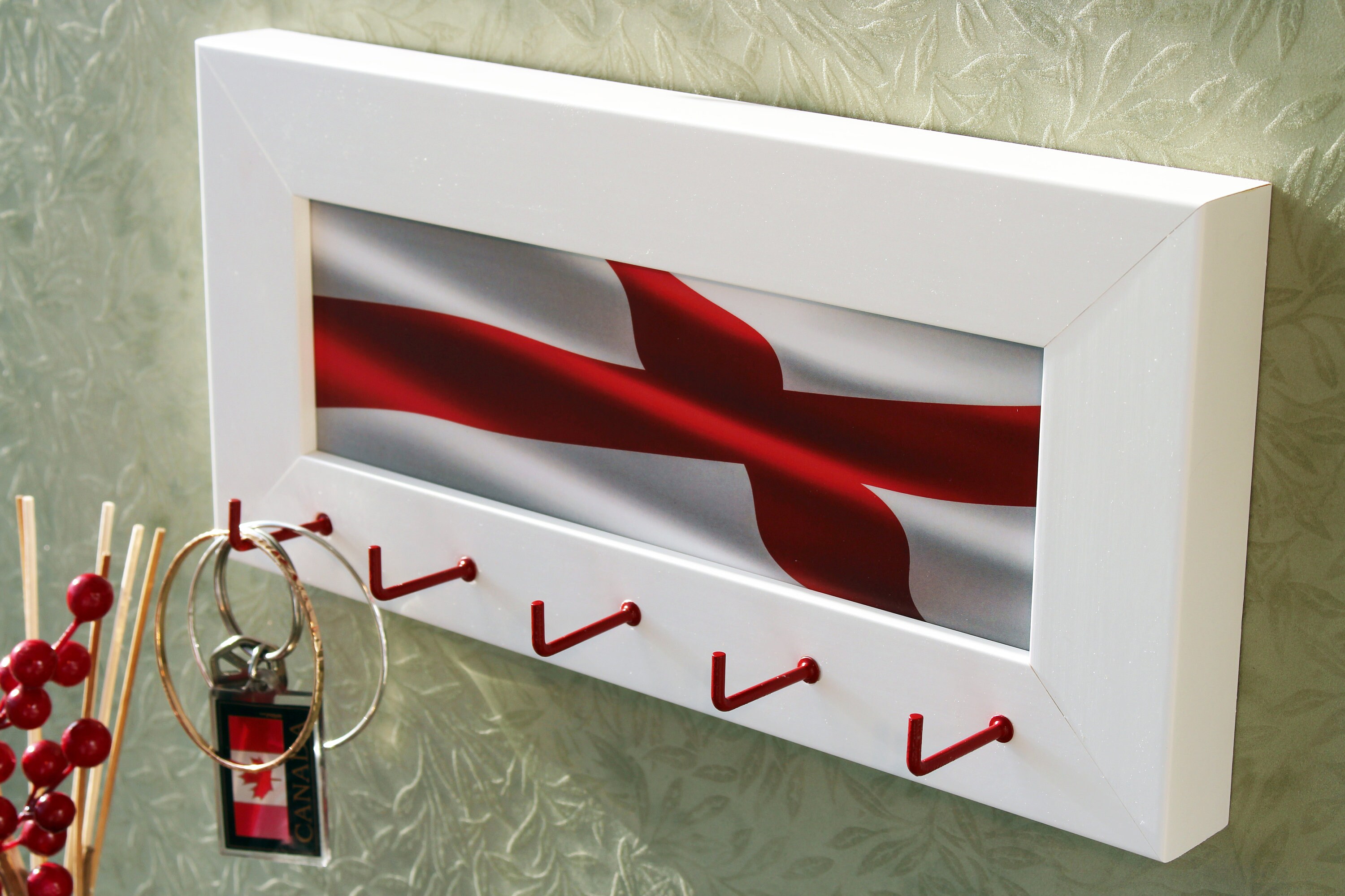 England Flag Flag Keyholder Gift for English World Flags | Etsy