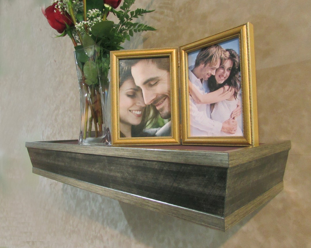 Rustic Sheen Floating Wood Ledges Shelf Décor Antique - Etsy Canada