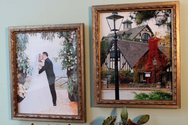 Custom Ornate Antique Picture Photo Frame Floral Releaf wood | Etsy