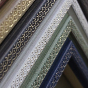 Mosaic,goldleaf Waves,rainbow Colors,contemporary,canvas Frame,photo ...