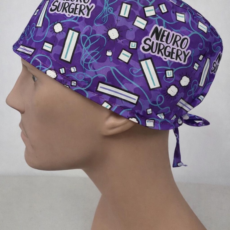 Womens Scrub Caps Neuro - Etsy