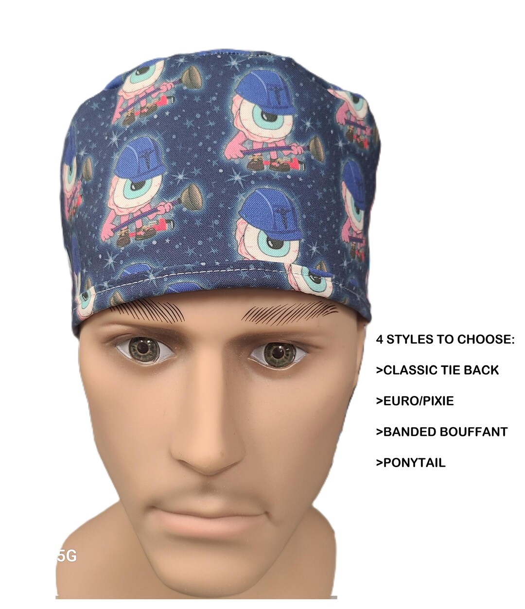 Ophthalmology Glaucoma Eye Plumber Eyes Surgical SCRUB Hat Theatre Cap ...