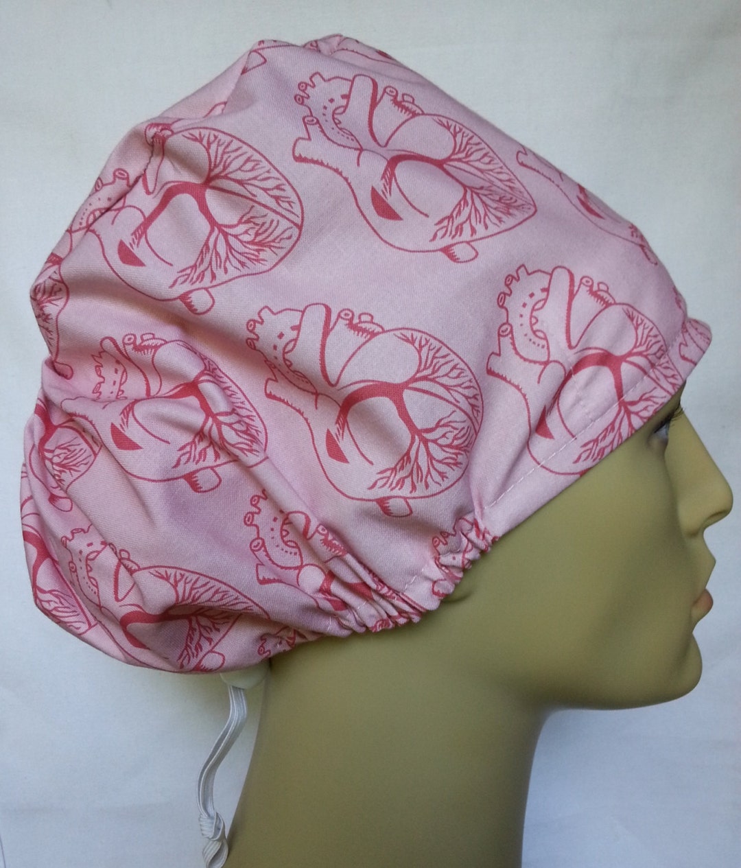 Heart Surgical SCRUB HAT Theatre Cap Cardiac Anatomy PIXIE - Etsy