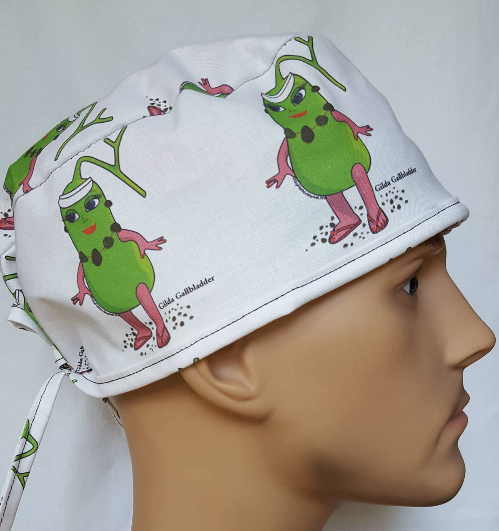 Gall Bladder Surgical Scrub Hat Theatre Cap Anatomy GI Chole - Etsy