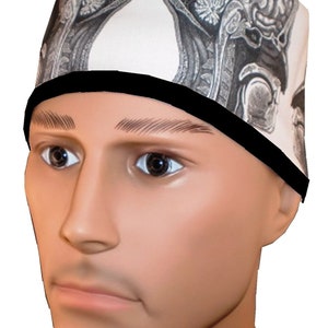 Brain Surgical Scrub Hat Operating Room Hat Theatre Cap SKULL Anatomy ...