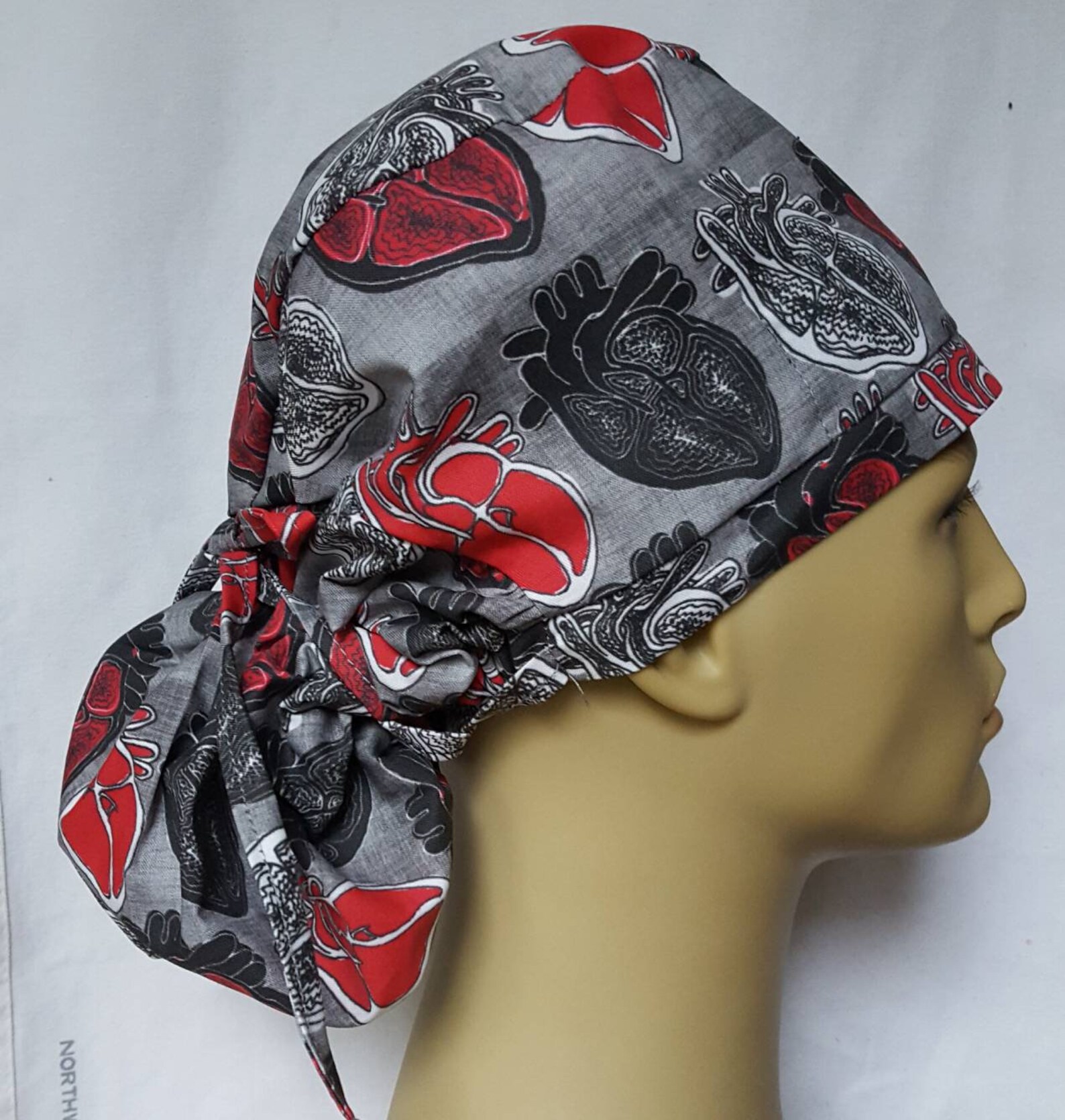 HEART Surgical Scrub Hat Operating Room Hat Theatre Cap - Etsy