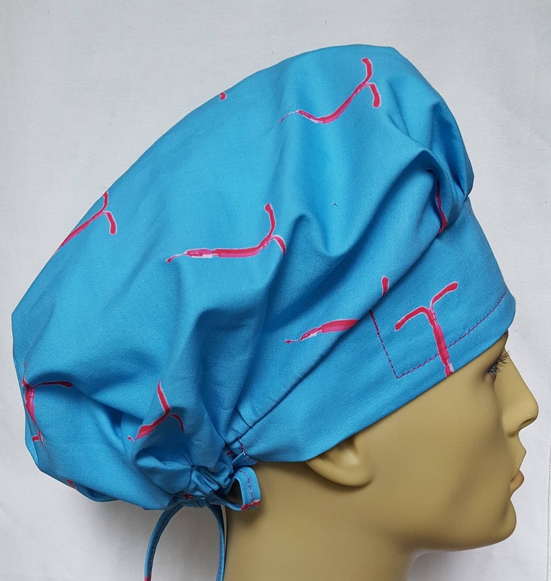 IUD Surgical Scrub Hat Operating Room Hat Theatre Cap Anatomy - Etsy