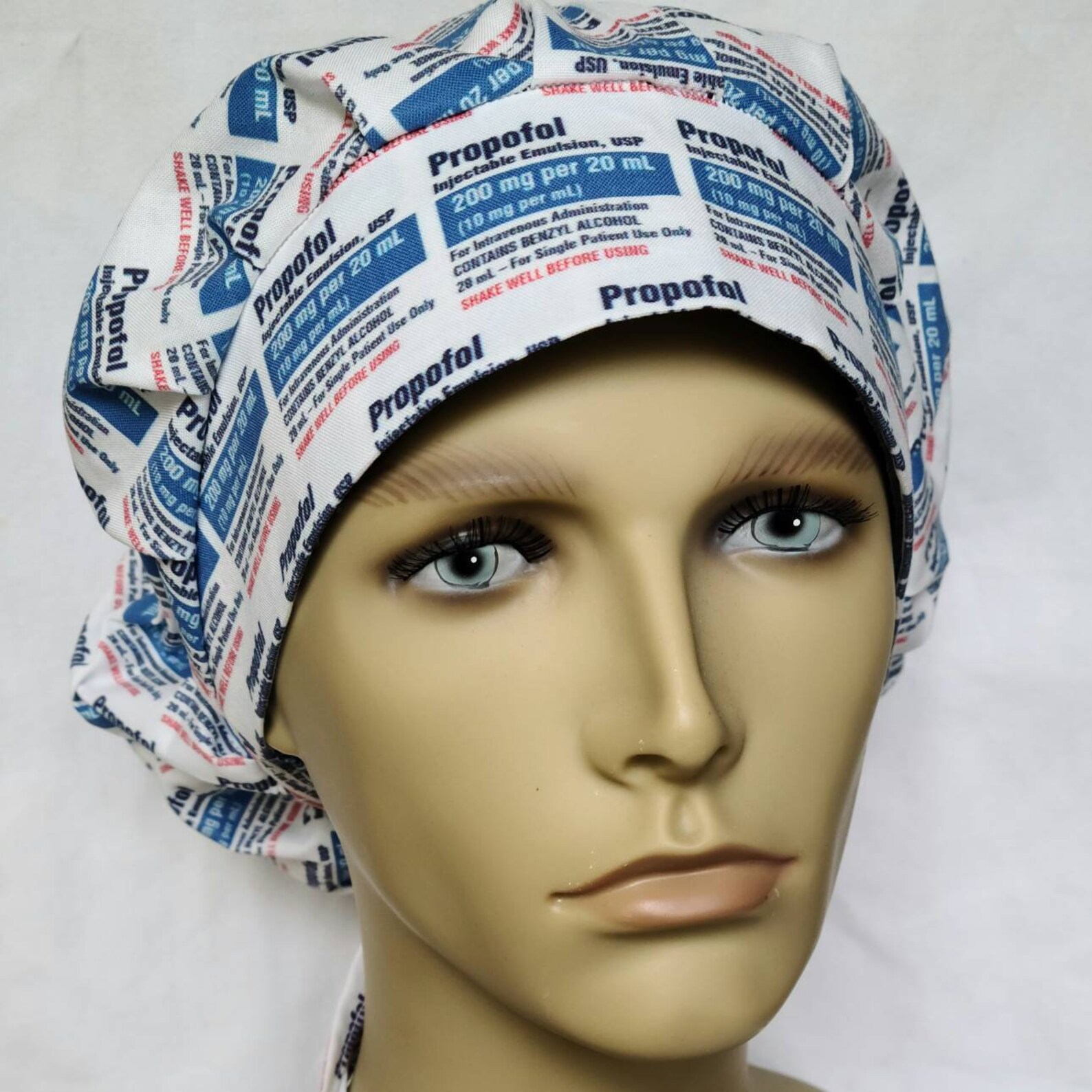 Anesthesia Propofol Surgical SCRUB Hat Theatre Cap Anatomy Sweatpad - Etsy
