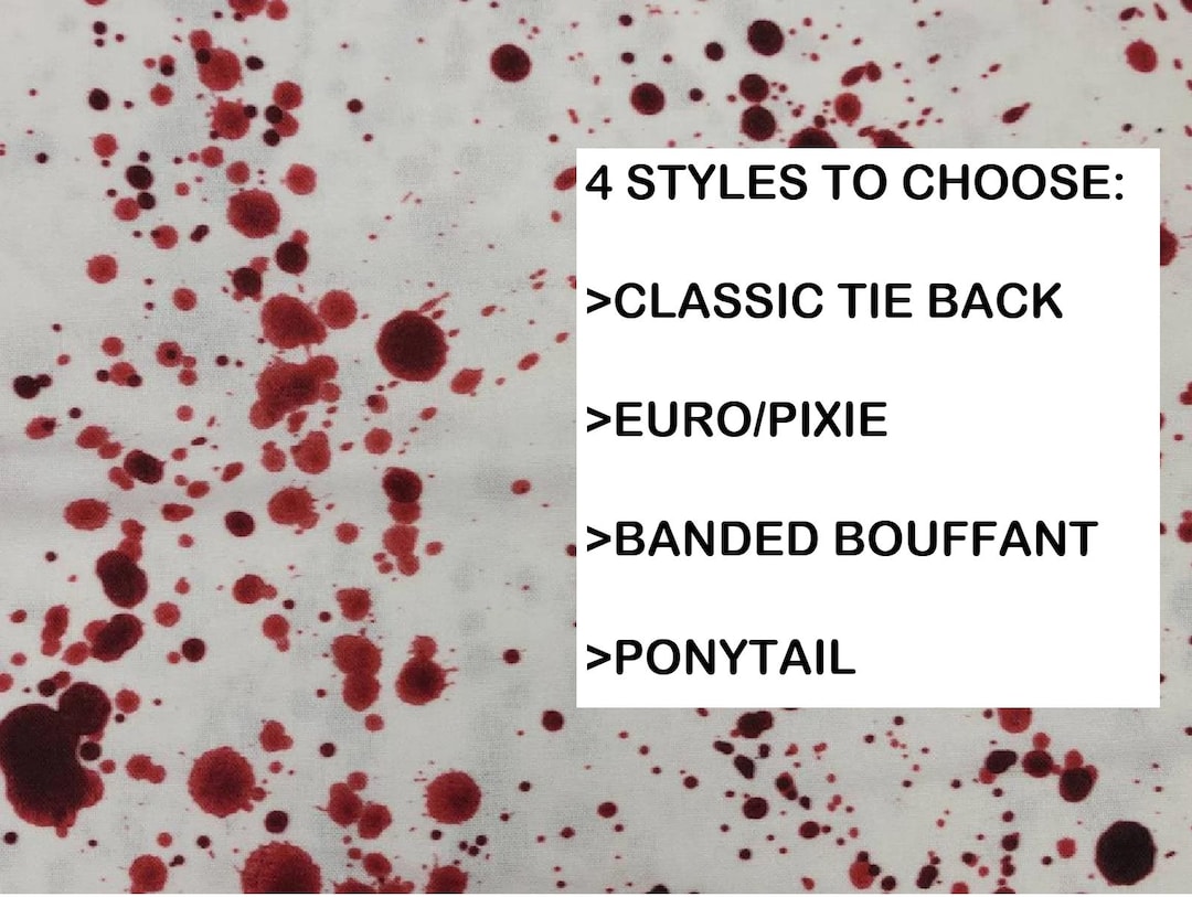 Blood Splatter Pick HAT STYLE Scrub Hat Surgical Theatre Cap - Etsy