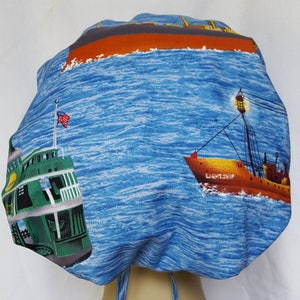Boats Ferry Ships MCDREAMY Anatomy Surgical Scrub Hat Theatre Cap ...